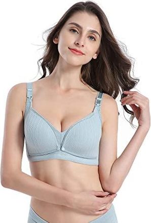 Generic Soutien-gorge dallaitement sans armatures pour femme enceinte 2026, Vert, 105/XL