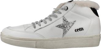 Cetti Femme, Chaussures, Blanc, Taille: 40 EU C1333 SRA High Baskets