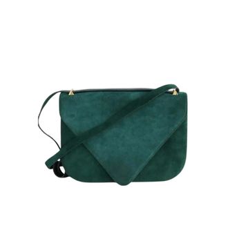 Bottega Veneta Pre-owned Suede Shoulder Bag - - Pre-owned - Damen - Gr&uuml;n - ONE SIZE