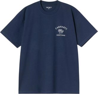 Carhartt Work in Progress Homme, Tops, Bleu, Taille: XS Eightynine T-Shirt