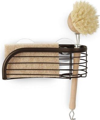 Spectrum Diversified Ashley Sponge & Brush Holder, Bronze