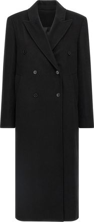 Loulou Studio Kurzer Mantel - Schwarz