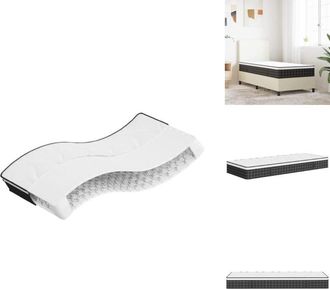 vidaXL Vidaxl - Matelas à ressorts bonnell moyen 90x190 cm - Matelas Bonnell - Matelas Ressort - Matelas Double - Matelas Neuf - Literie