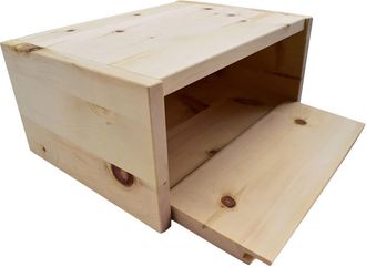 4betterdays Premium Brotkasten aus massivem Zirbenholz - plastikfrei & nachhaltig - Handgemacht in &Ouml;sterreich