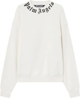 Palm Angels Neck Logo Regular Crew