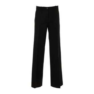 Nine In The Morning Femme, Pantalons, Noir, Taille: W25 Pantalon Palazzo Chino Noir