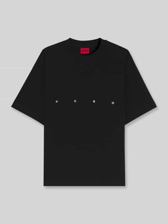 HUGO BOSS Oversize T-Shirt mit R&uuml;cken-Print Modell DARISO