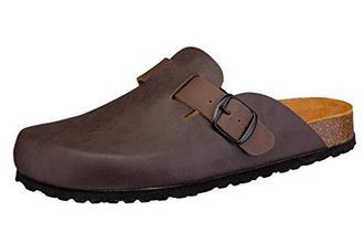 Lico Bioline Clog Chaussons mixtes pour adulte - Marron - marron, 41 EU