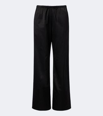 Dries Van Noten Pantalon ample en satin