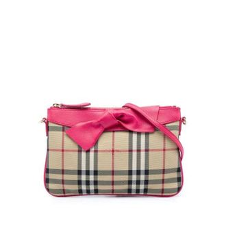 Burberry Pre-owned Sac bandouli&egrave;re Peyton - Femme - Pre-owned - Beige - Taille: ONE Size
