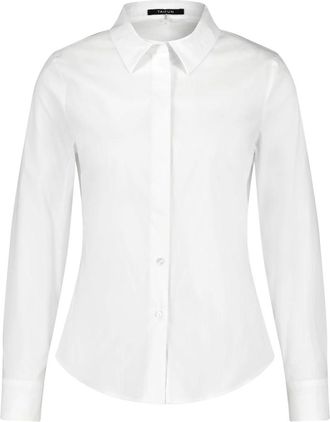 Taifun Femme, Blouses et Chemises, Blanc, Taille: 38 FR Chemise boutonn&eacute;e