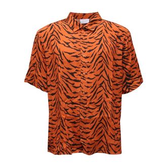 Family Fir$t Milano Shs220110G Camicia Shirt - - Shirts - Herren - Orange - L