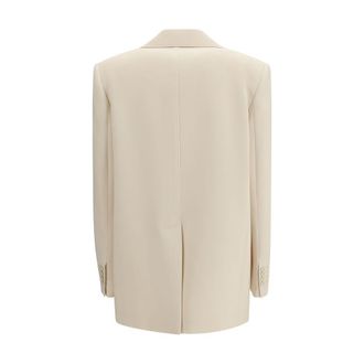 Max Mara Womens Beige Triacetate Blazer Clothing