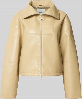 Nanushka Jacke mit Stehkragen