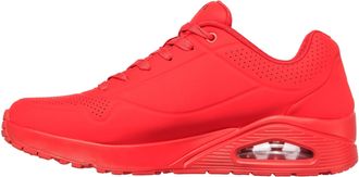 Skechers Herren Uno Stand On Air Sneaker, Red Durabuck Mesh, 42.5 EU