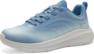 Tamaris Comfort Damen Sneaker flach Sportlich Vegan, Blau (Denim), 41 EU