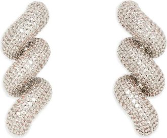 Eddie Borgo boucles doreilles Rope - Argent