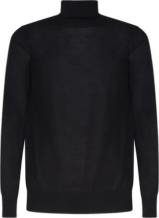 Loro Piana Pullover mit Rollkragen - Schwarz