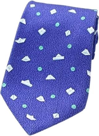 Bulgari Pre-owned Cravat - Homme - Pre-owned - Bleu - Taille: ONE Size