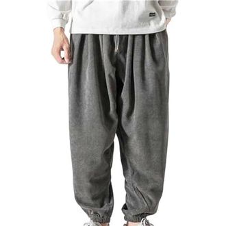 Generic Pantalon de jogging pour homme - Grande taille - Confortable - Pantalon de maison ample - Pantalon de loisirs - Pantalon de surv&ecirc;tement baggy - Pantal