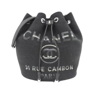 Chanel Pre-owned Vintage Canvas Shoulder Bag - Femme - Pre-owned - Noir - Taille: ONE Size