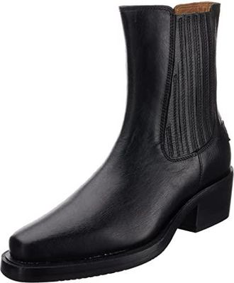 Shabbies Amsterdam Amsterdam Femme Shs1159 Western Chelsea Ankle Bottes, Noir, 36 EU