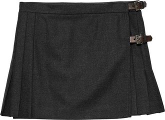Prada Re-Wool Miniskirt
