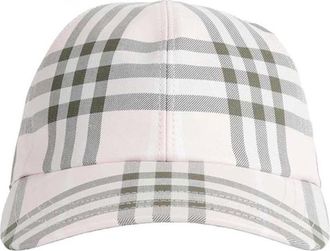Burberry Homme, Accessoires, Multicolore, Taille: S Casquette de baseball en coton &agrave; carreaux