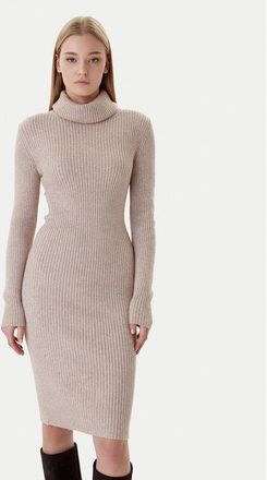Only Strickkleid Nellie 15363533 Beige Regular Fit