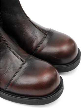 Maison Margiela Brushed Calf Leather Chelsea Boot - Brown