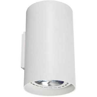Licht-Erlebnisse Wandleuchte 2flmg Wei&szlig; Aluminium