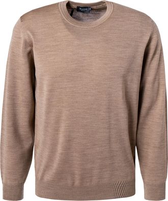Maerz MAERZ Muenchen Herren Pullover braun unifarben