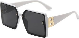 Generic Lunettes de soleil vintage transparentes dégradées pour femmes, lunettes de soleil punk, champagne clair, taille unique 2026