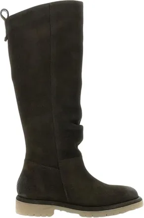 Caf&egrave;noir Botte en Daim avec Pliss&eacute;s - Femme - Chaussures - Brun - Taille: 39 EU