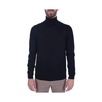 HUGO BOSS Musso-P Turtleneck - Homme - Pulls - Bleu - Taille: 2XL