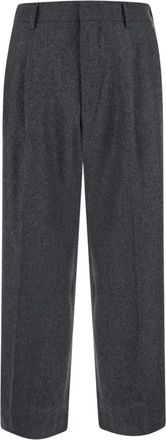 Nn.07 Stoffhose mit weitem Saum - - Trousers - Herren - Grau - W30