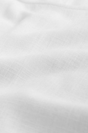 Next T-Shirt Kurz&auml;rmeliges, kastiges T-Shirt mit Leinenanteil (1-tlg)