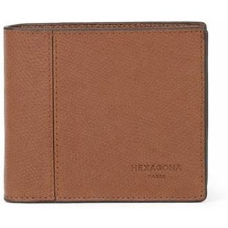 Pellet Portefeuille en cuir Ref 57674 marron 12*9.5*2 cm