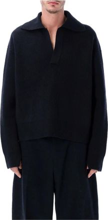 STUDIO NICHOLSON Homme, Pulls, Bleu, Taille: M Nash Polo