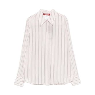 Max Mara Femme, Blouses et Chemises, Rose, Taille: 38 FR Chemise en soie