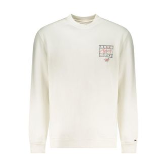 Tommy Hilfiger Wei&szlig;es Baumwoll Herren Sweatshirt