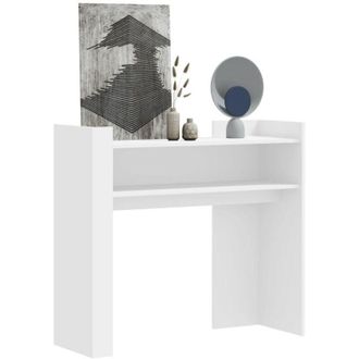 vidaXL Konsolentisch Wei&szlig; 100x35x90 cm Holzwerkstoff - Vidaxl