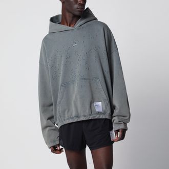 SATISFY MothTech Kapuzenpullover Faded Black