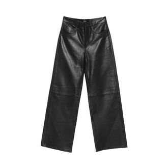 Lois Pantalon en cuir Skater - Femme - Pantalons - Noir - Taille: W25