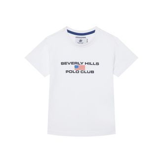 Beverly Hills Polo Club T-Shirt P-SS26B-TS0132 Wei&szlig; Regular Fit