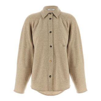 Max Mara Damen, Blusen & Hemden, Beige, SGr&ouml;&szlig;e