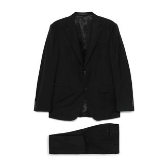 Corneliani Homme, Costumes, Noir, Taille: L Abito monopetto