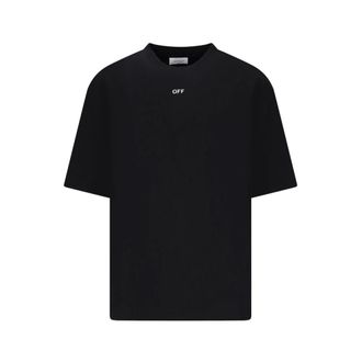 Off-white Herren, Oberteile, Schwarzk, MGröße