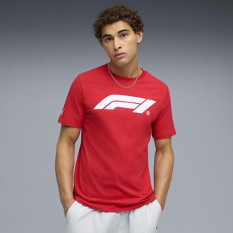 Puma T-shirt &agrave; logo Essentials F1 Homme, V&ecirc;tements, Rouge, XXL