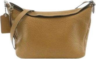 Coach Sac bandouli&egrave;re en cuir Pre-owned 32264 - Femme - Pre-owned - Beige - Taille: ONE Size